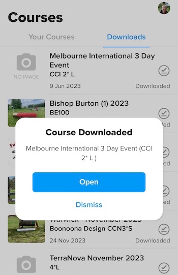 Adding all photos to a course | CrossCountry App